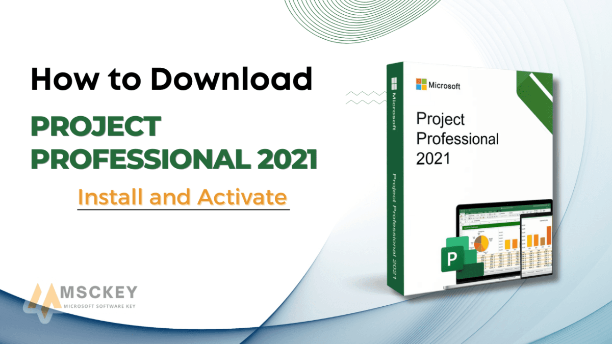 Project Professional 2021 Download, Installation and Activation